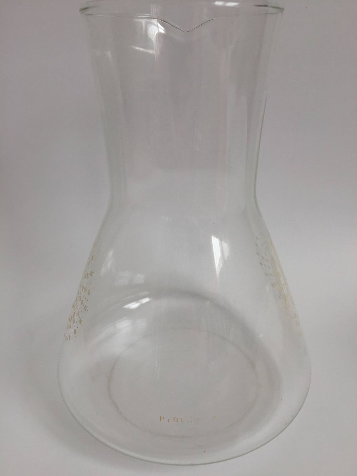 Vintage 60s Pyrex Atomic Sunburst Juice Carafe / Clear Glass Water ...