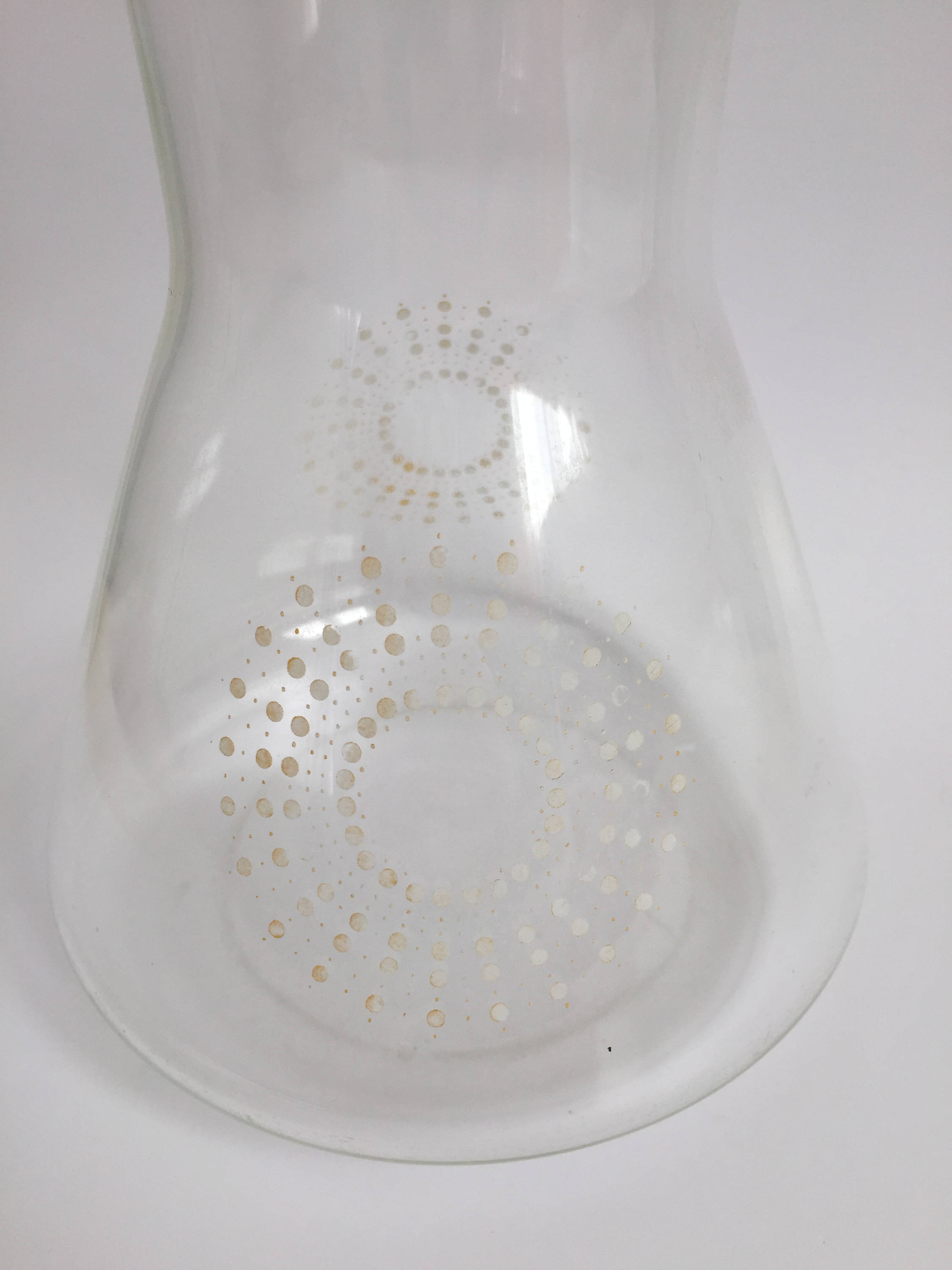 Vintage 60s Pyrex Atomic Sunburst Juice Carafe / Clear Glass Water ...