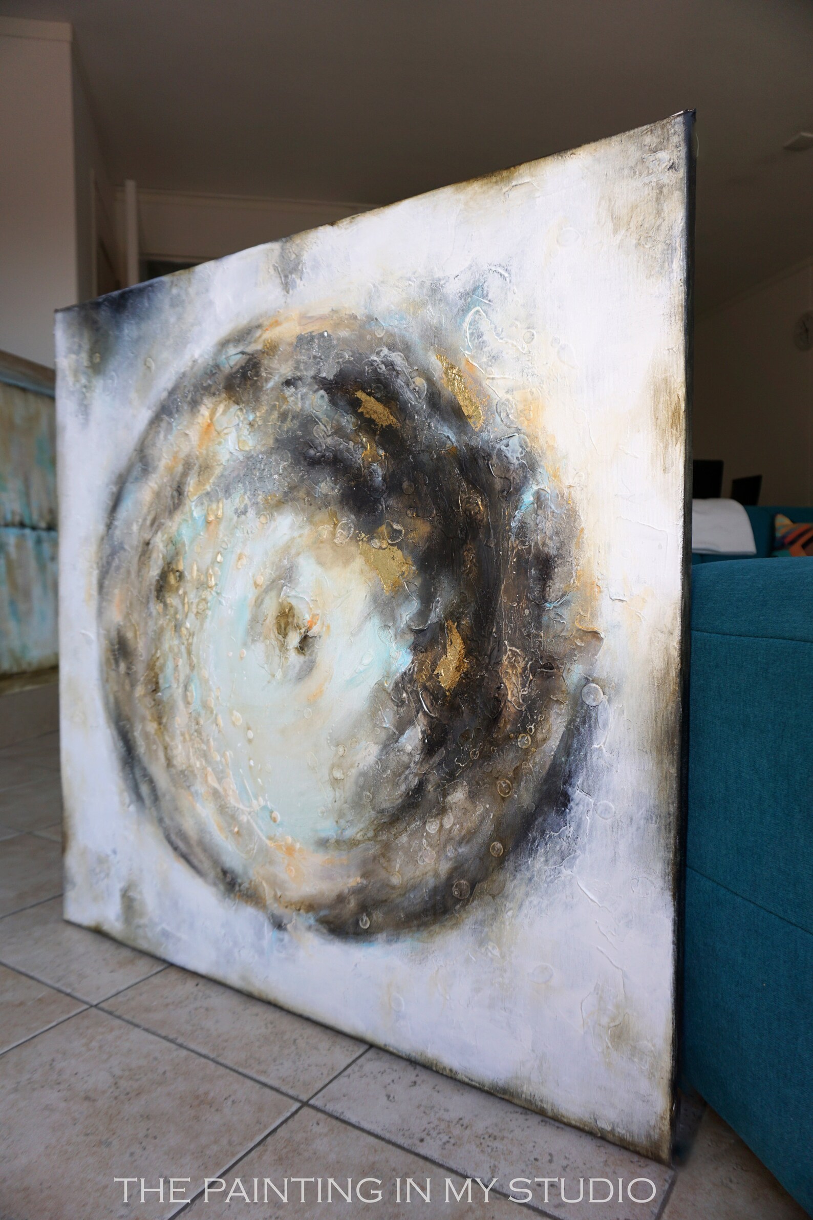 Circle of Balance Large Contemporary Painting Zen Textured - Etsy