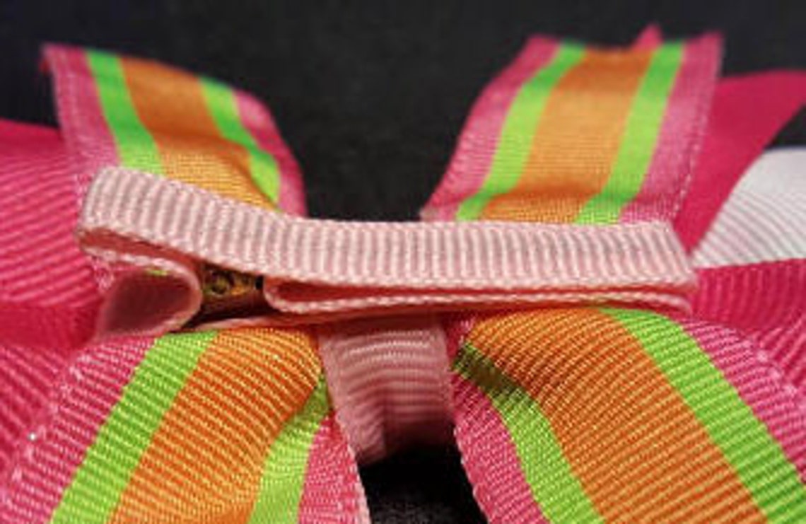 Medium Boutique Hair Bow With Spikes - Etsy