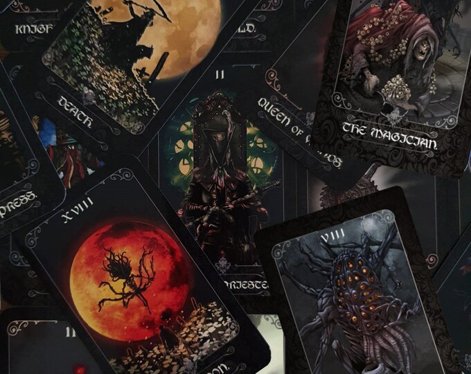 Bloodborne Inspired Tarot Complete Deck-78 Cards - Etsy Canada