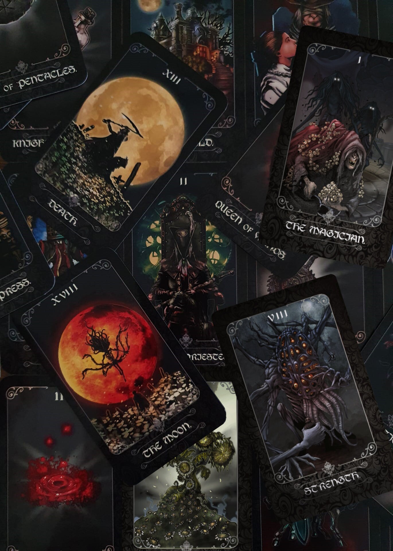 Bloodborne Tarot Cards - Printable Cards