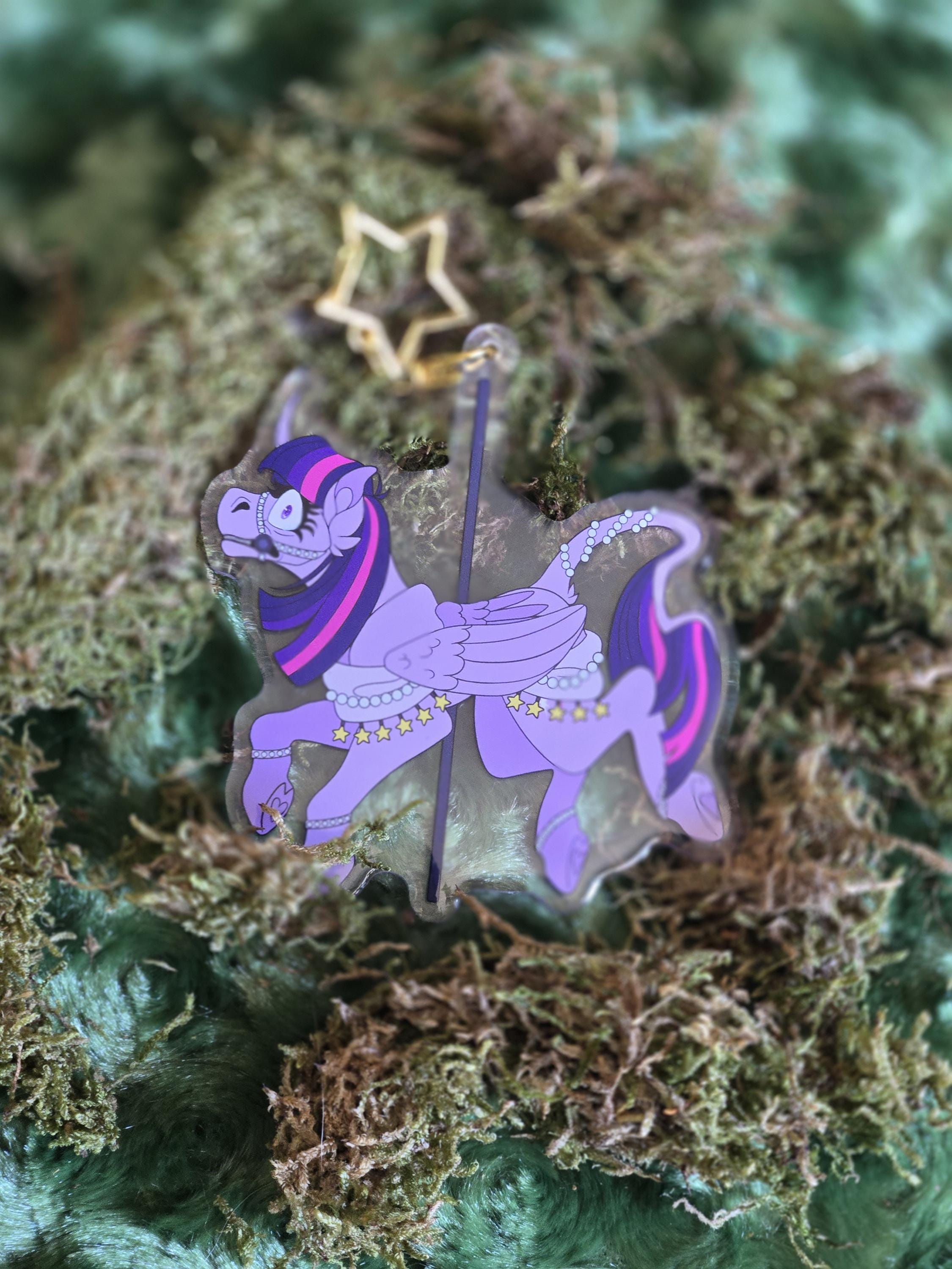 Twilight Sparkle Carousel Keychain Mlp - Etsy