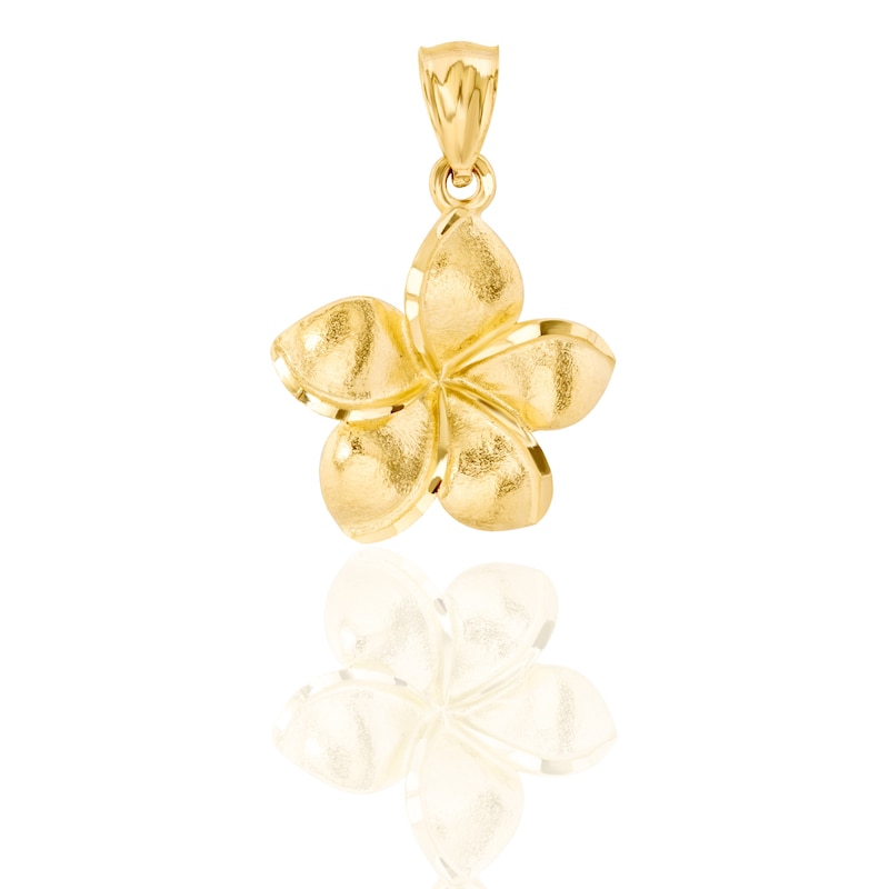 Flower Pendant 9 Ct Gold - Etsy