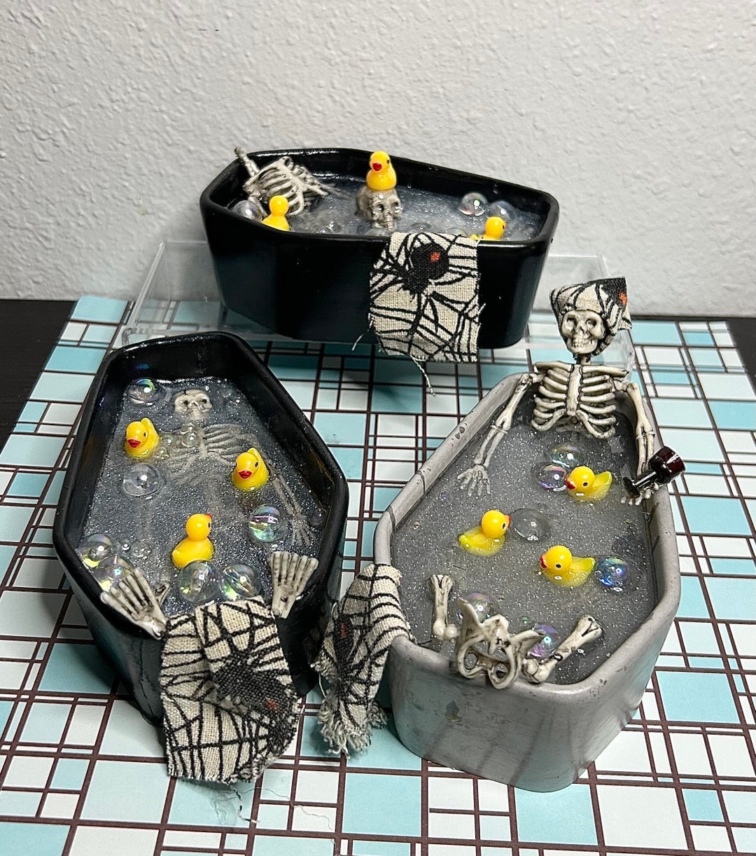 Skeleton Bath White - Etsy