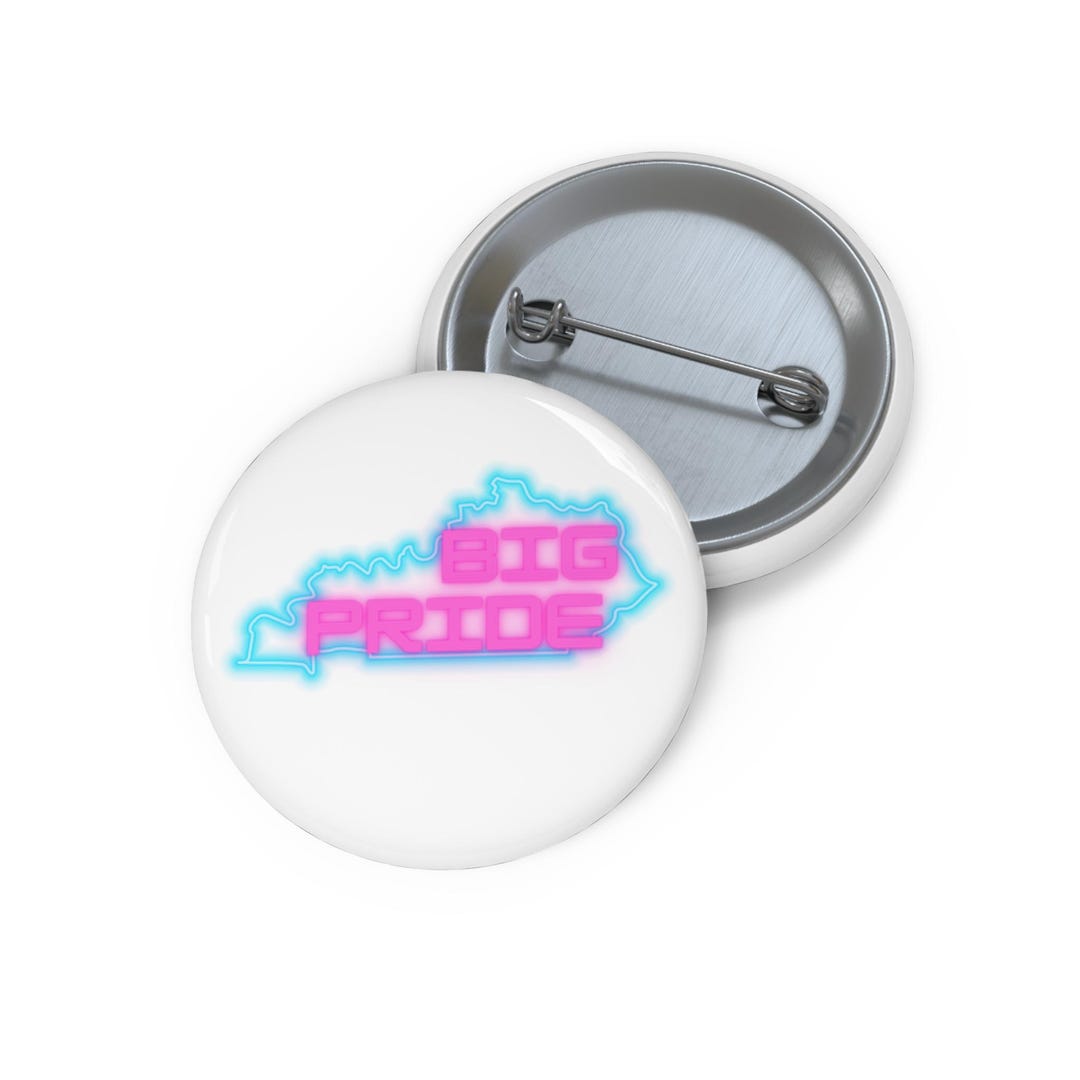PRIDE Kentucky State Big Pride Pin Button Equality Healthcare Teacher ...