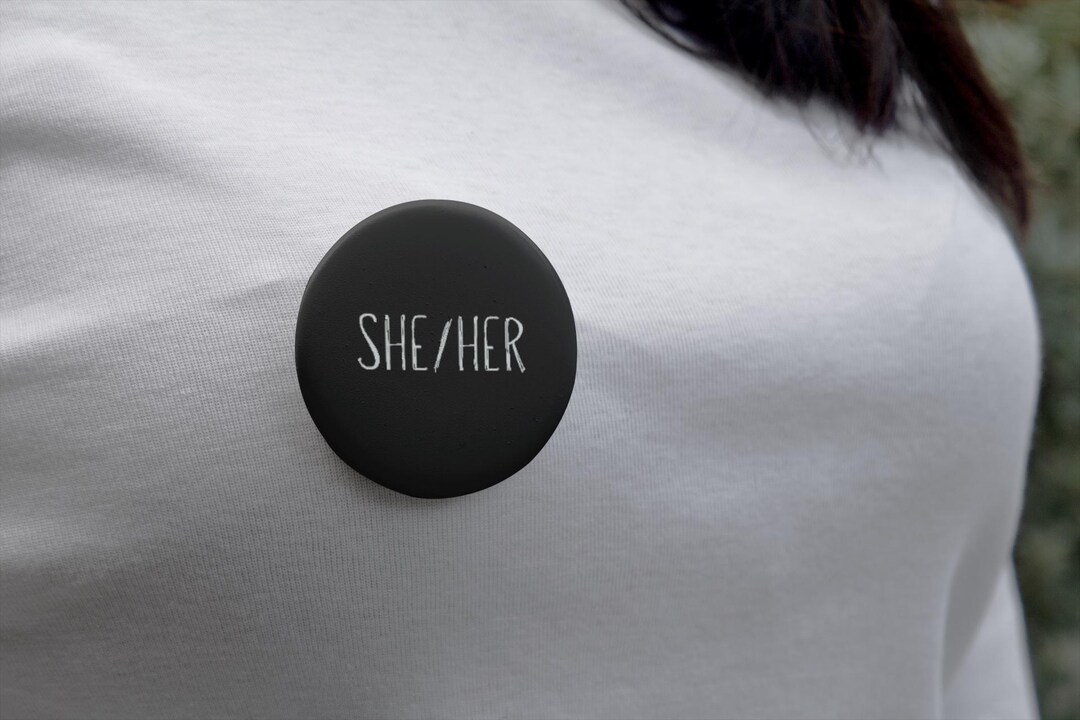 Pride Pin Buttons, LGBT Pronouns Equality Healthcare Teacher Protest ...