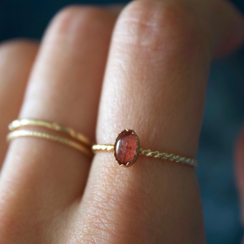 Tourmaline Ring - Etsy