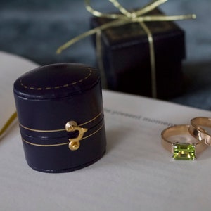 Antique Vintage Style Mini Ring Box/ Engagement Proposal Oval - Etsy