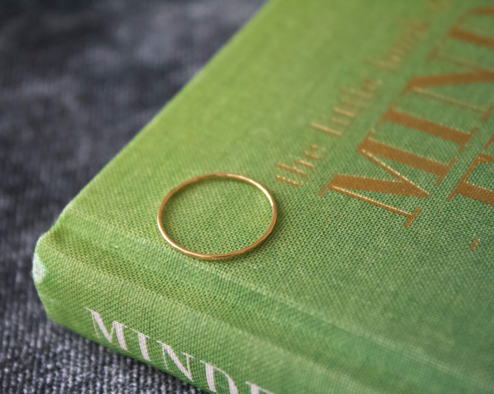 Minimalist Ring/ Thread of Gold Bands/stackable | Etsy