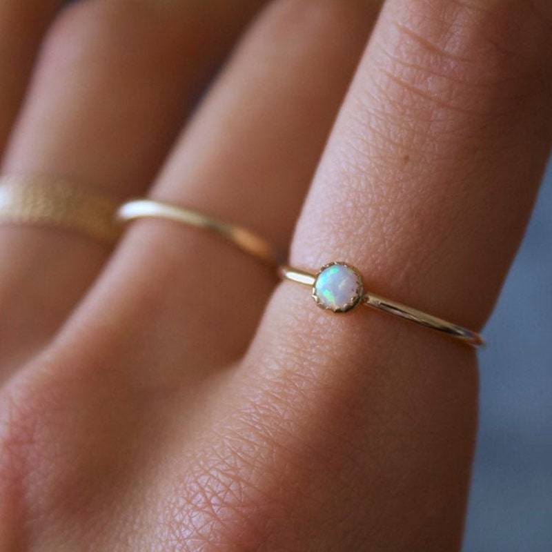 Minimalist Ring - Etsy