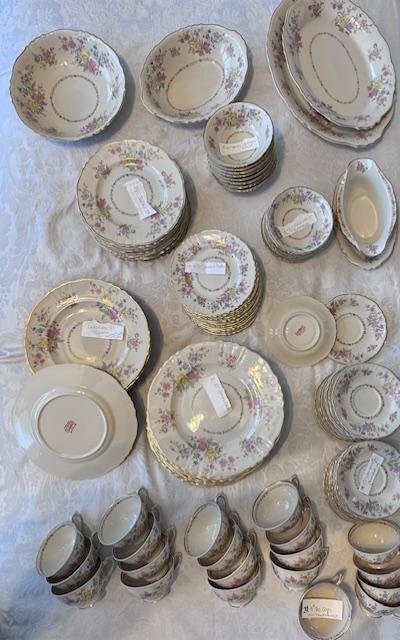 BRIARCLIFF Federal Shape Syracuse China SET - 104 Piece Service for 12 ...