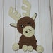 Moose Applique / Light Brown Moose Applique / Premade Ready to - Etsy