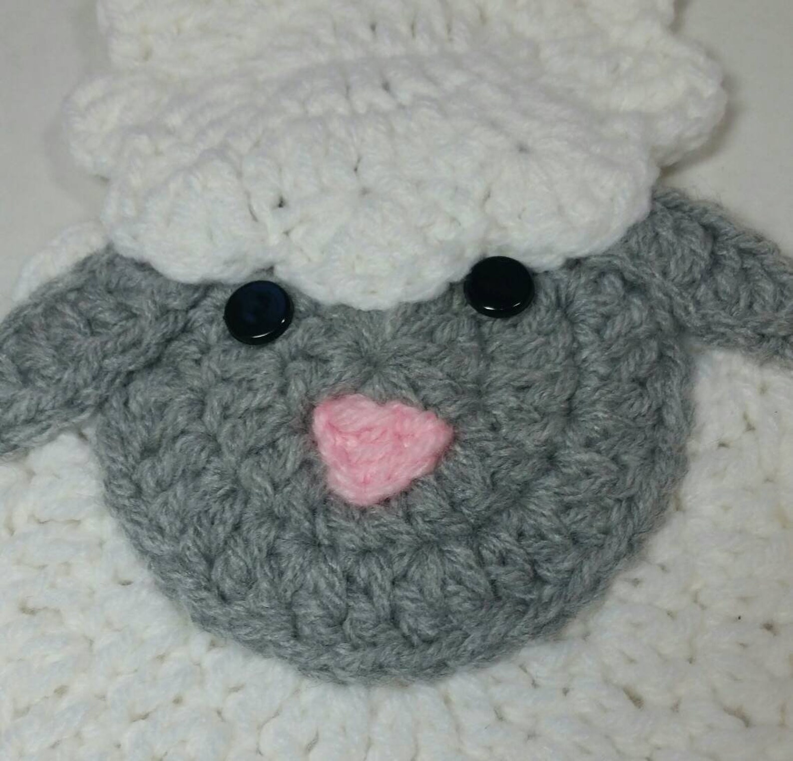 Lamb Applique / Crochet Lamb Applique / Premade Lamb Applique | Etsy