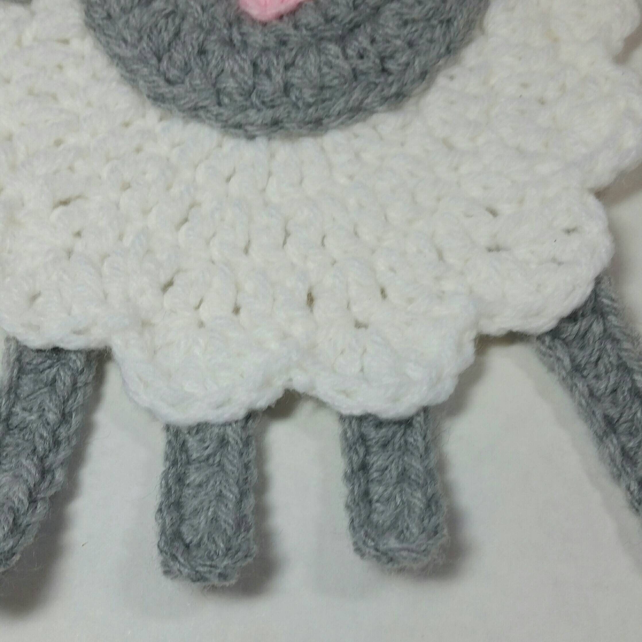 Lamb Applique / Crochet Lamb Applique / Premade Lamb Applique | Etsy