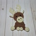 Moose Applique / Light Brown Moose Applique / Premade Ready to - Etsy