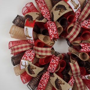 Rodeo Front Door Wreath, Southwestern Door Wreath, Western Home Decor ...