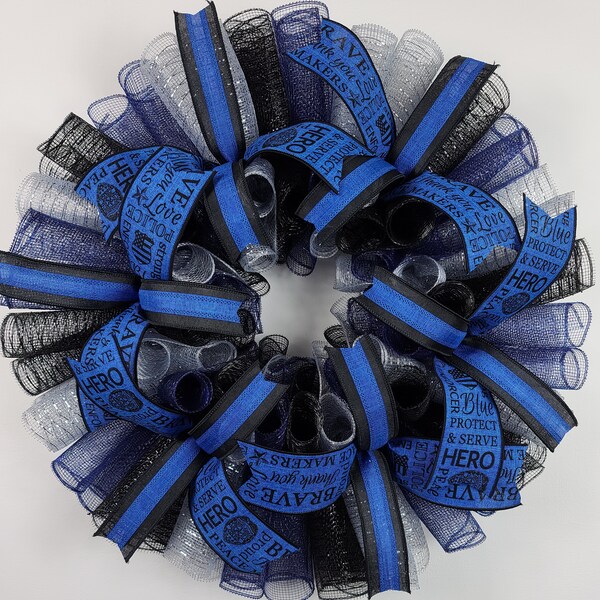 Police Wreath - Etsy
