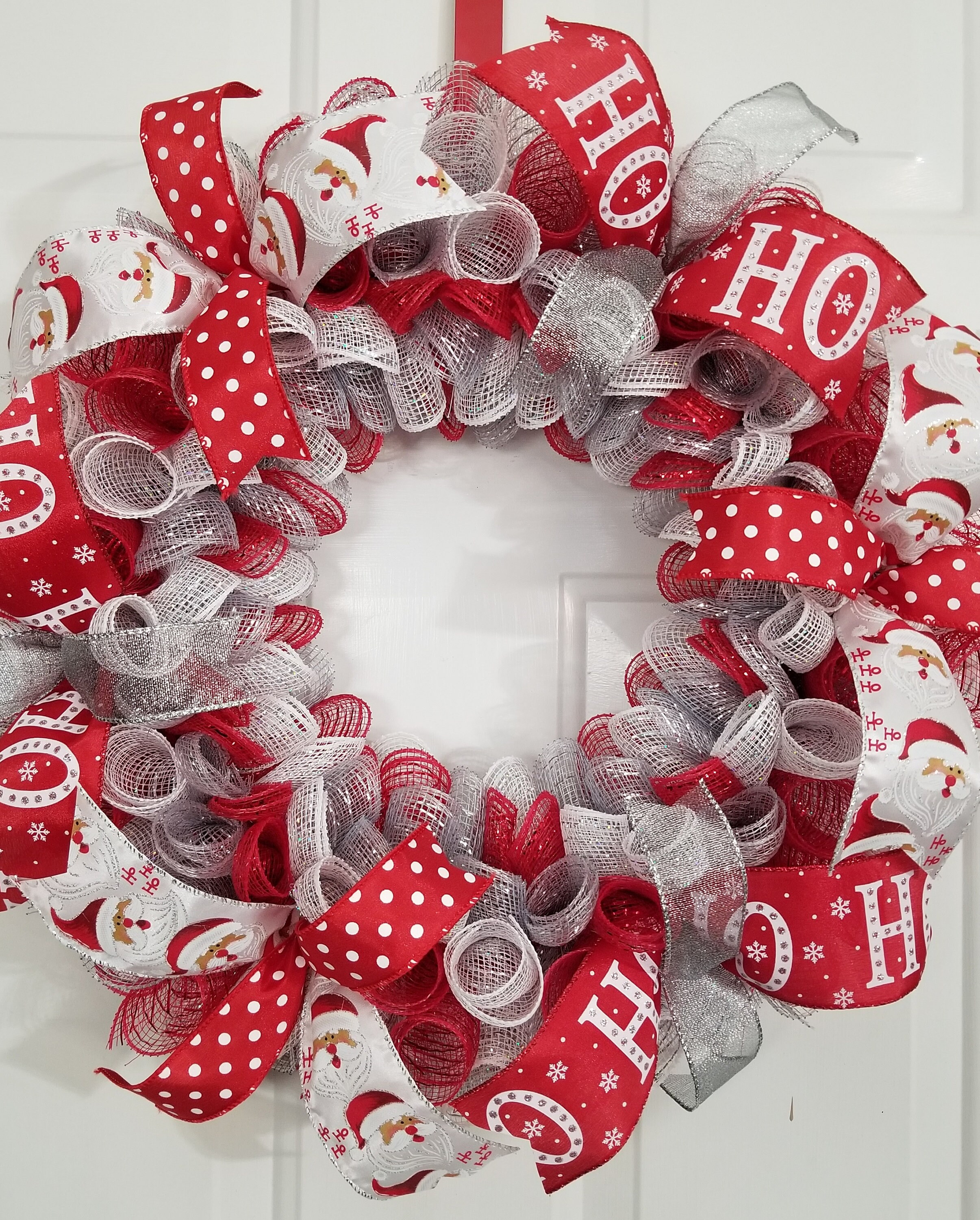 Christmas Wreath Santa Wreath Xmas Wreath Wreaths for - Etsy