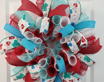 10.5x11.5 Nurse Scrub Wreath Sign372 Metal Sign Wreath - Etsy