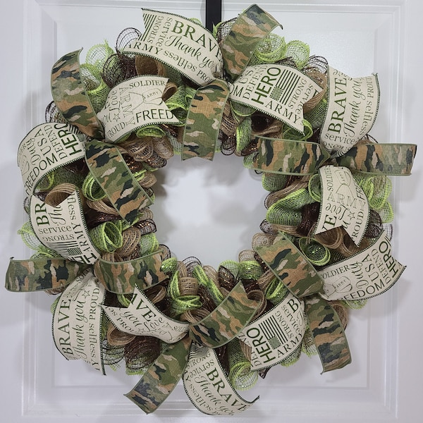 Army Wreath - Etsy