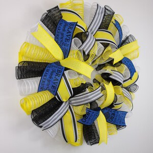 911 Dispatcher Front Door Wreath, Police Dispatcher Door Decor ...