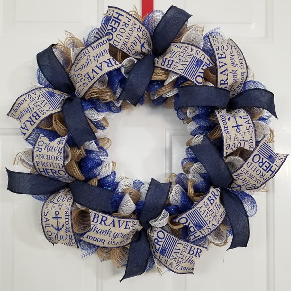 Veterans Day Wreath - Etsy
