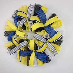 911 Dispatcher Front Door Wreath, Police Dispatcher Door Decor ...
