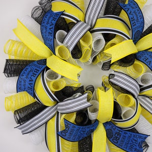911 Dispatcher Front Door Wreath, Police Dispatcher Door Decor ...