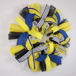 911 Dispatcher Front Door Wreath, Police Dispatcher Door Decor ...