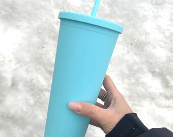 Acrylic Cup With Lid - Etsy