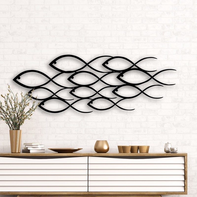 Metal Fish Wall Art - Etsy