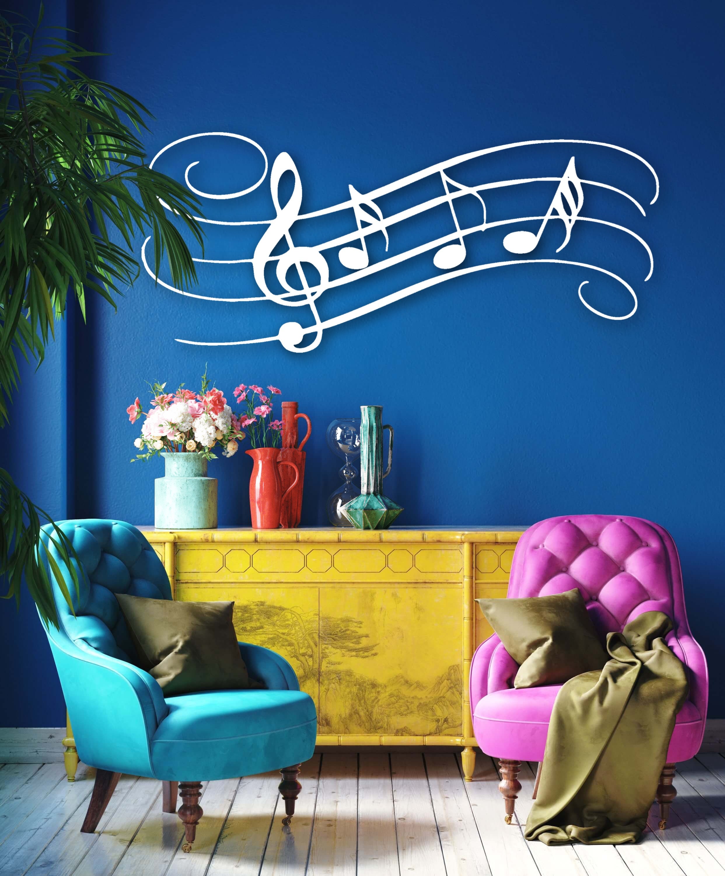 Music Notes Wall Art Metal Wall Decor Music Decor Music - Etsy Australia