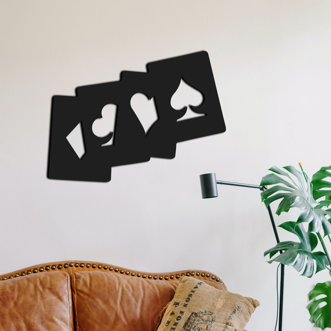 Full Aces Metal Wall Decor Playing cards metal wall decor | Etsy