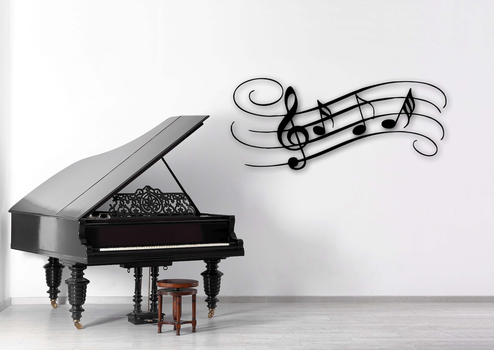 Music Notes Wall Art, Metal Wall Decor, Music Decor, Music Decor ...