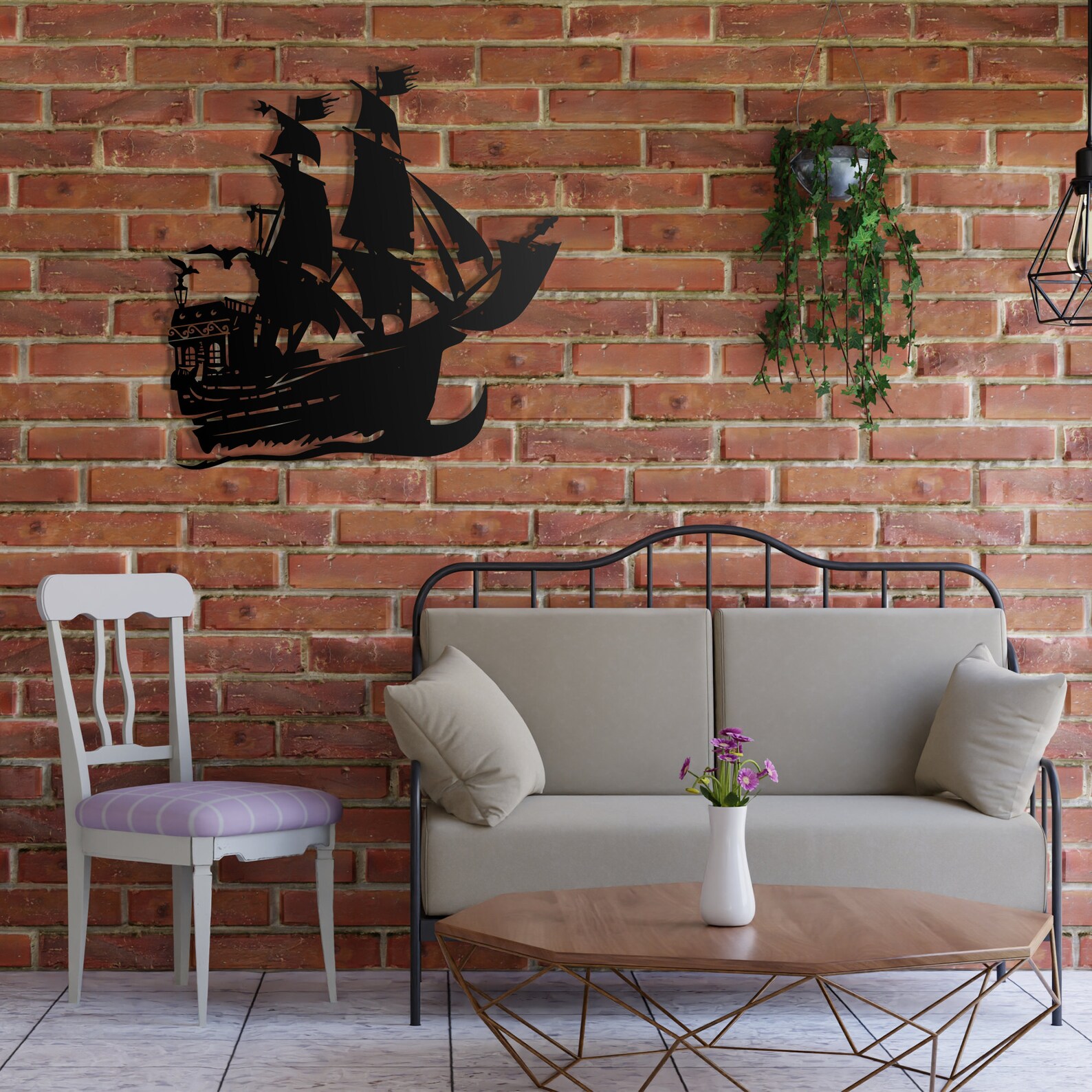 Ship Metal Wall Decor, Nautical Decor, Ship Sign Metal Wall Decor ...