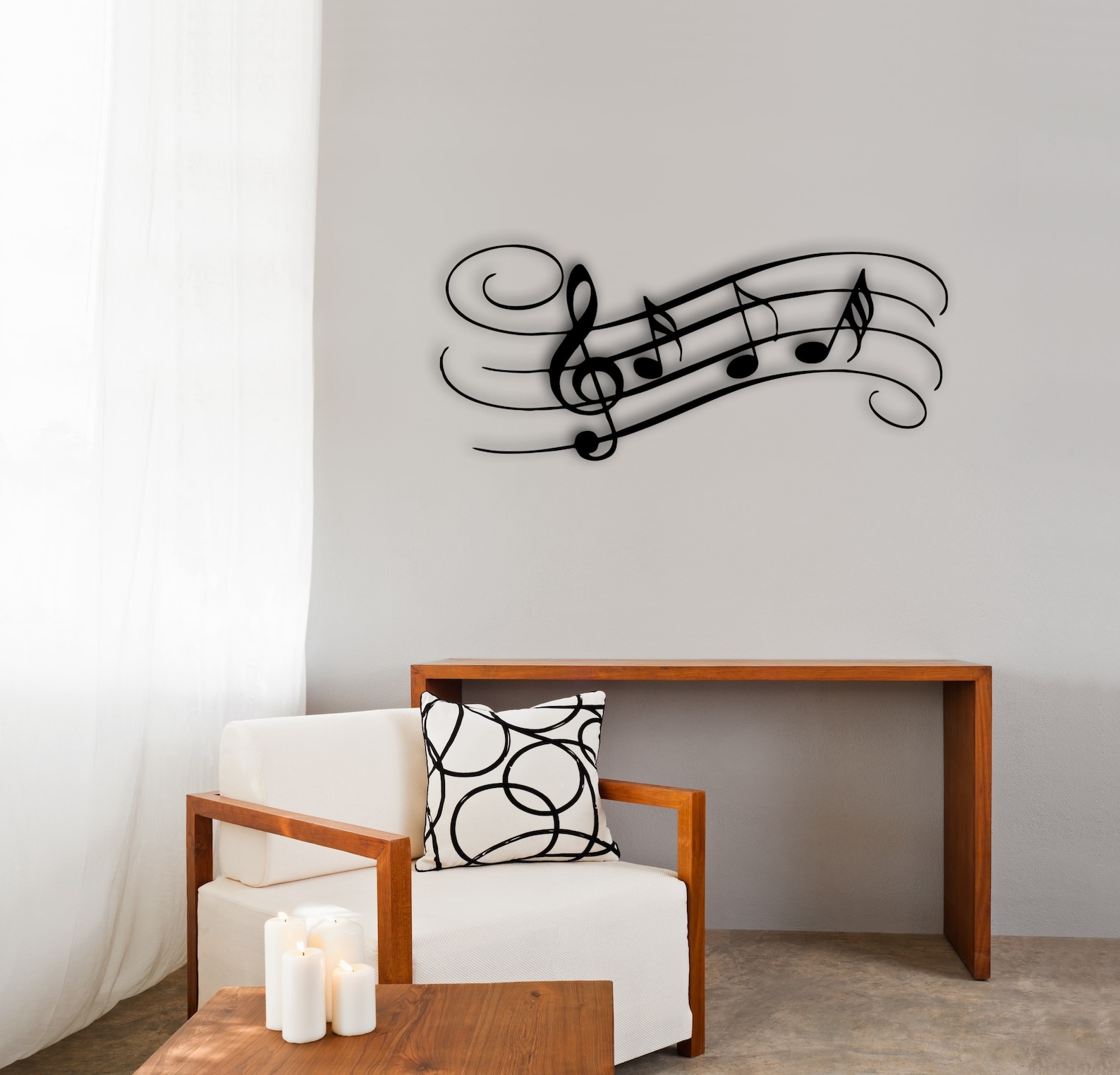 Music Notes Wall Art, Metal Wall Decor, Music Decor, Music Decor ...