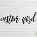 Custom Word ,metal Cursive Word Sign,, Sign,metal Wall Art, Metal Wall ...