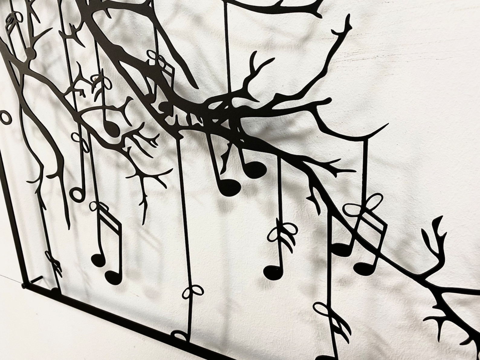 Tree of Music Wall Art, Metal Wall Decor, Music Decor, Music Decor ...