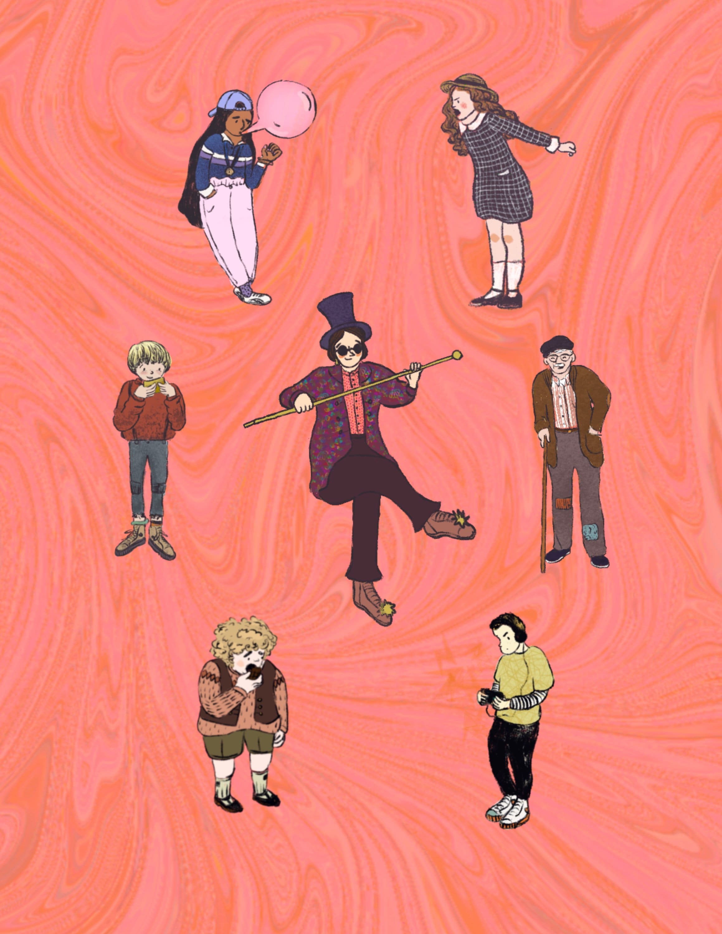 Roald Dahl Characters Charlie Chocolate Factory