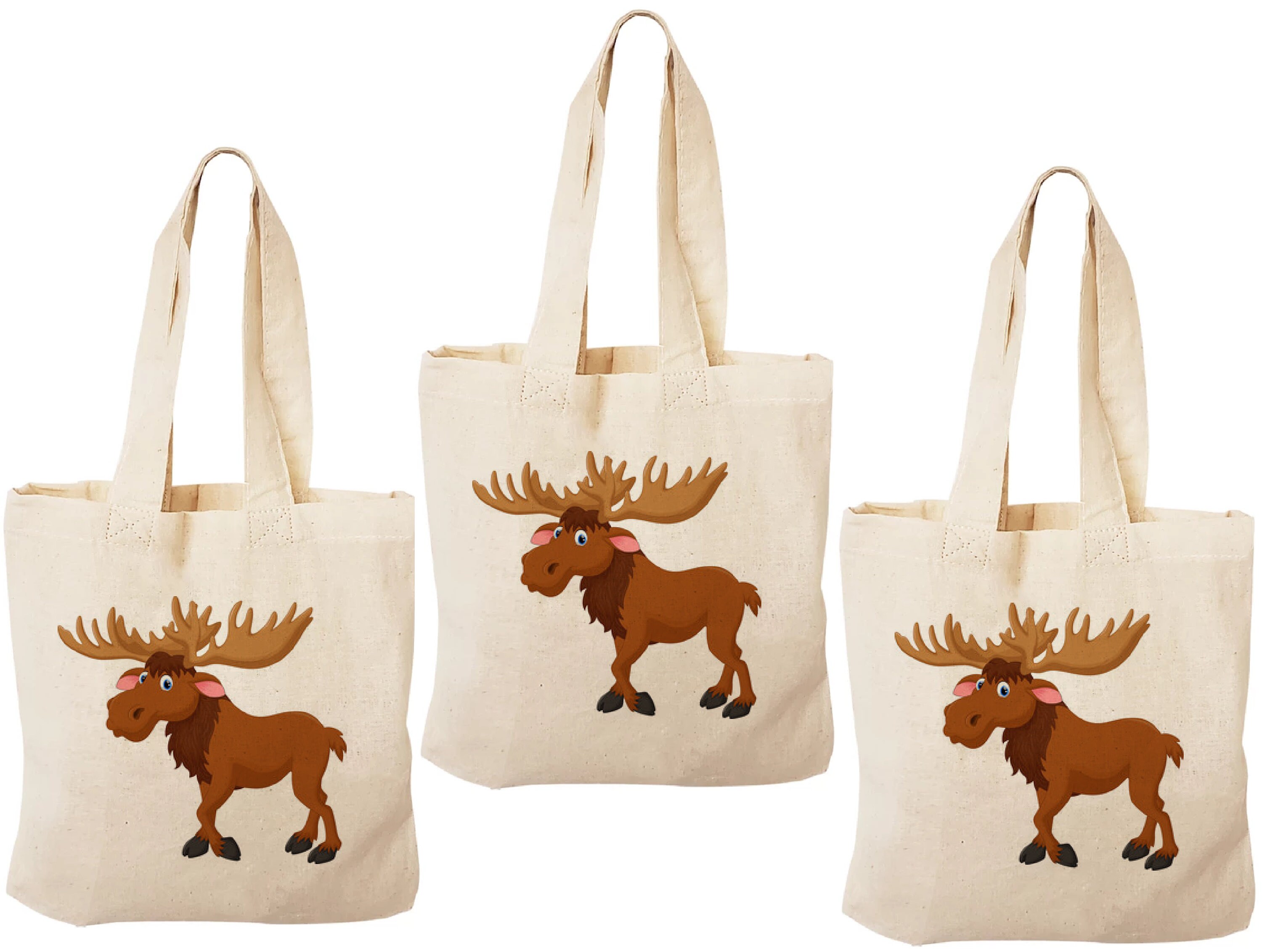 3 Moose Treat Bags, Moose Gift Bags, Moose Goodie Bags, Moose Party ...