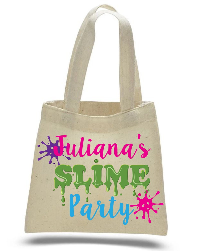 6 Slime Treat Bags Slime Party Favor Bags Slime Party - Etsy