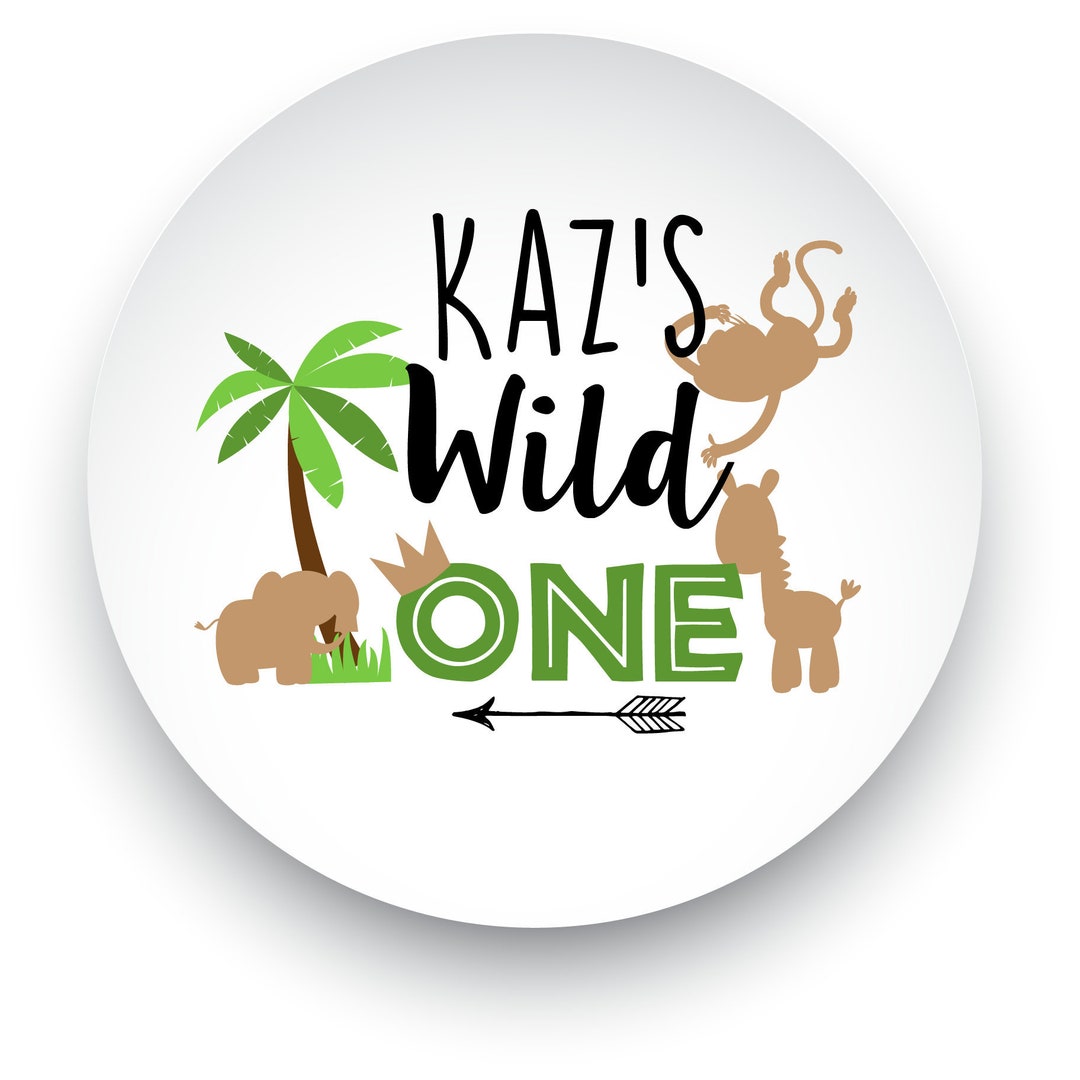 Wild One Party Favor Stickers, Stickers, Wild One Party Favors, Wild ...