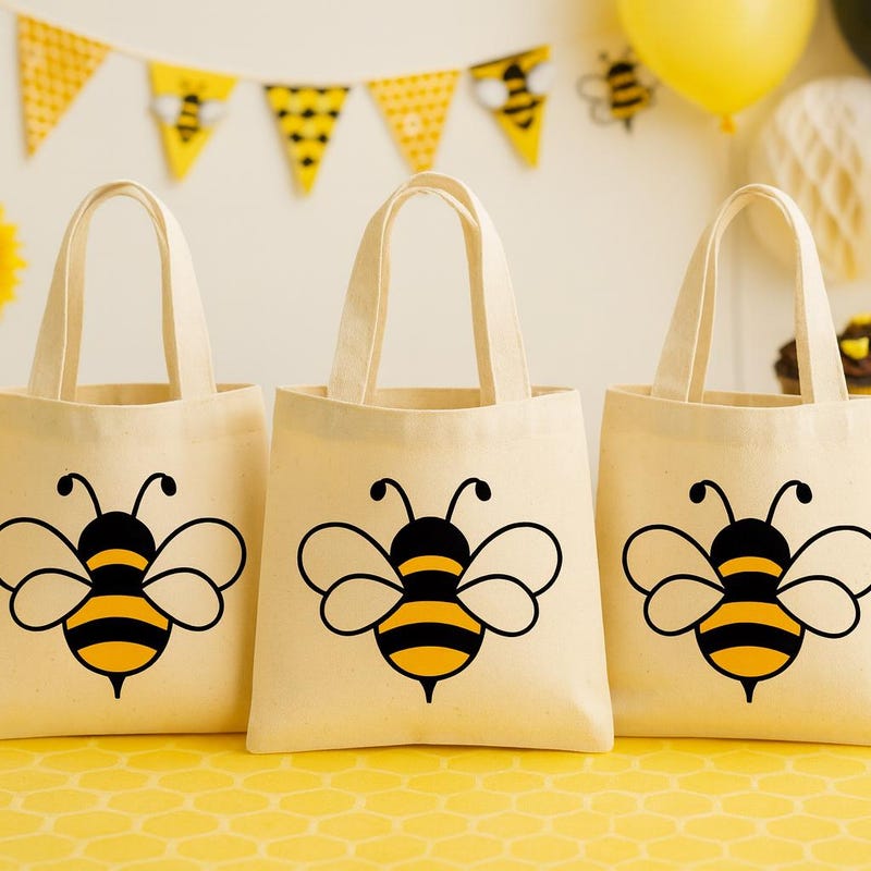 Bee Themed Paper Bag - Etsy