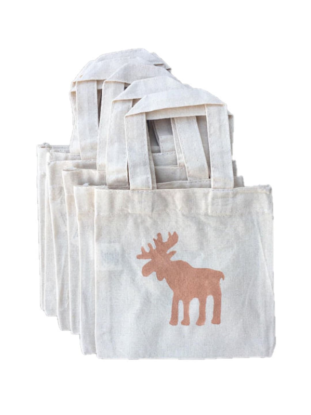 Moose Party Favor Bags, Woodland Party Favors, Party Favor Bags, Cotton ...
