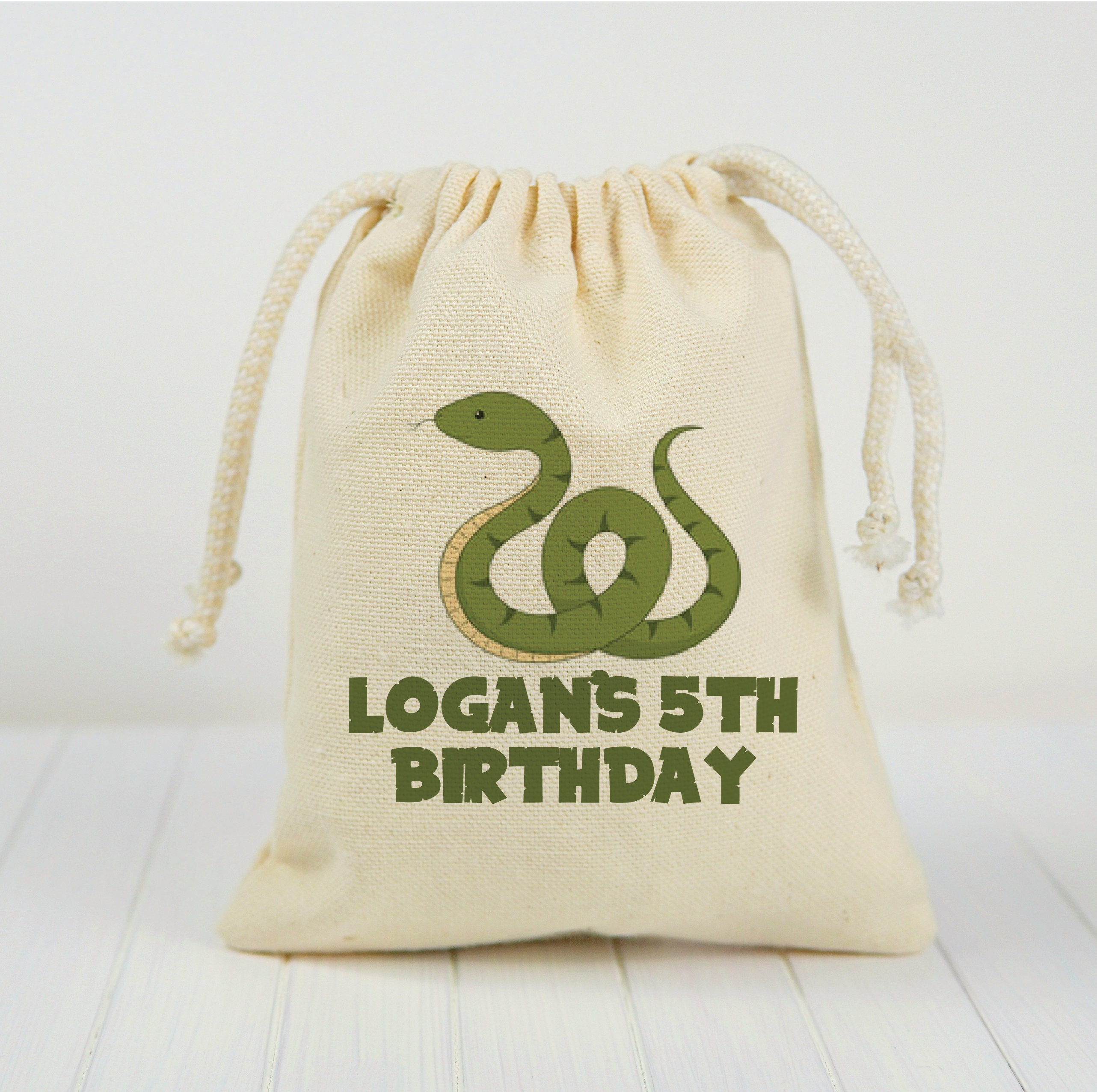 Snake Treat Bag, Snake Party Favor Bags, Snake Goodie Bags, Snake ...