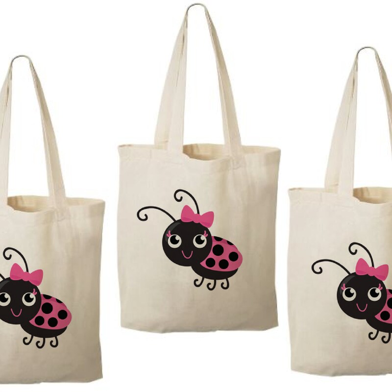 Ladybug Favor Bags - Etsy