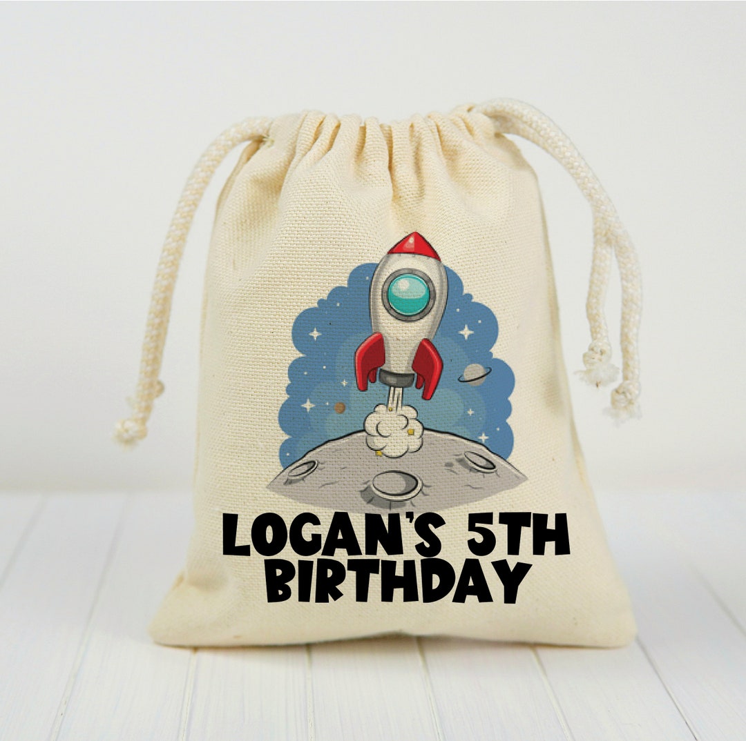 Outer Space Treat Bags, Space Party Favor Bags, Rocket Ship Party ...