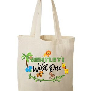 Wild One Treat Bags, Wild One Party, Jungle Party Favors, Party Favor ...