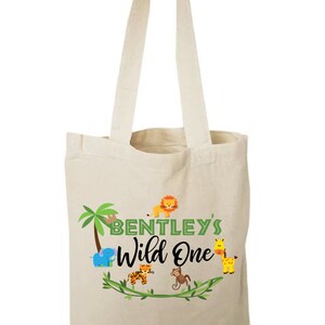Wild One Treat Bags, Wild One Party, Jungle Party Favors, Party Favor ...